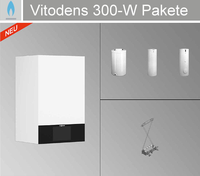 Paketangebote Viessmann Vitodens 300-W | Loebbeshop Heizung und Ersatzteile