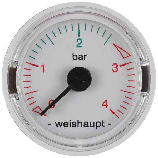 Manometer 0-4 bar Weishaupt 48101122277 | Loebbeshop Heizungsmarkt